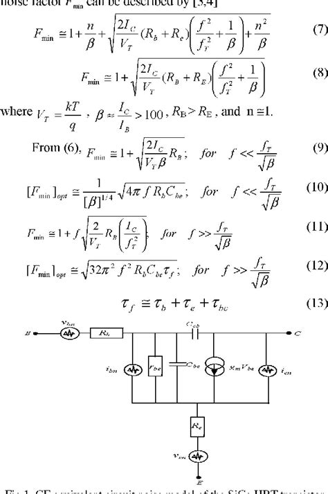 Figure 1 From Impact Of Device Scaling On Phase Noise In Sige Hbts Uwb