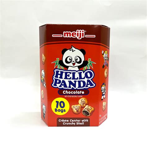 [meiji] Hello Panda Snack Chocolate Flavor 메이지 헬로 판다 과자 초콜렛 맛 10bag