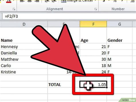 In Excel Dividieren Wikihow