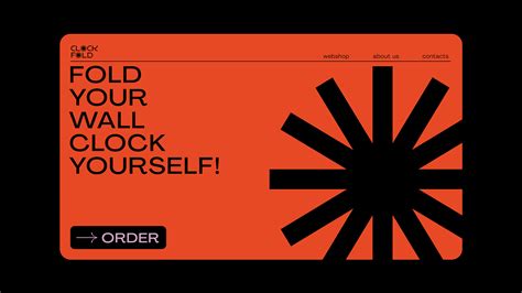 Clockfold Creative Clock Packaging On Behance