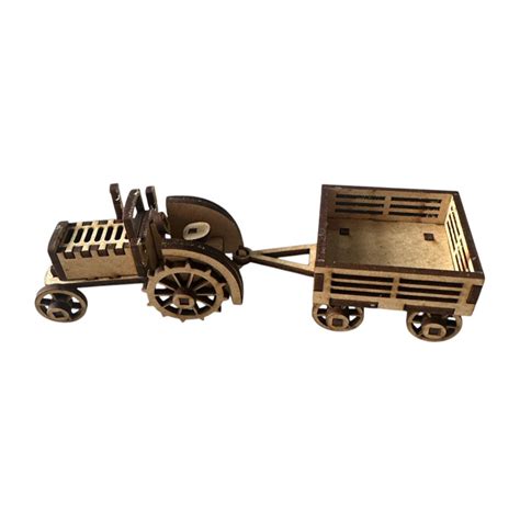 Comprar Mini Trator Com Carretinha 16x5cm R 8 80 Tudo Na Caixa