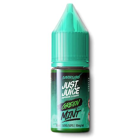 Just Juice Green Mint 10ml Nic Salt From £333