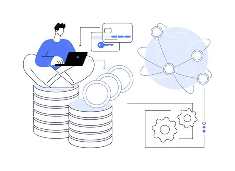 Premium Vector Tokenization Abstract Concept Vector Illustration