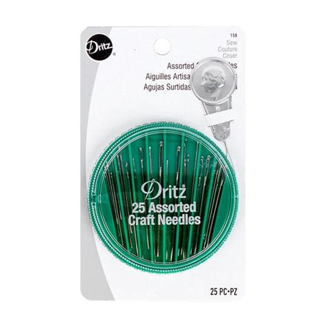 Dritz Assorted Craft Needles 25ct With Threader Dritz 158 Fat