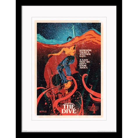 No Author Pyramid International Stranger Things Poster With Border And Black Frame Chapter 6