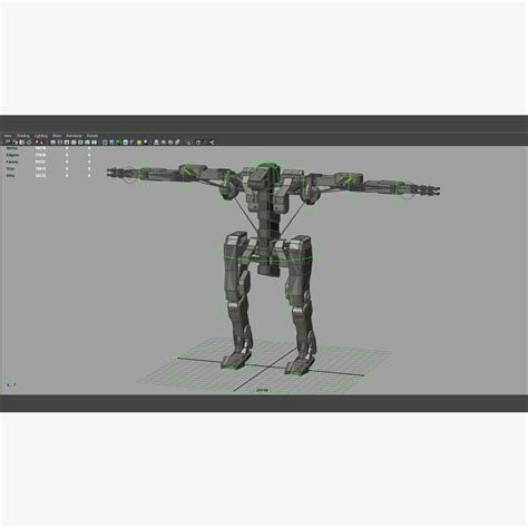 Warbot Rigged 3d Model Download Robots On