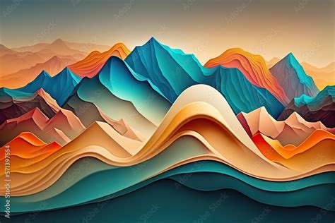 Image Featuring Gradual Blend Of Colors Used To Create Smooth Transition From One Hue To Another