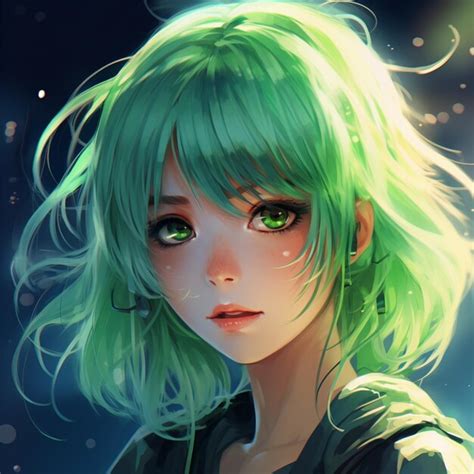 93000 Emerald Green Eyes Anime Character Pictures