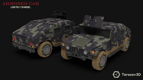 Armored Car 3d Model By Tarasov3d