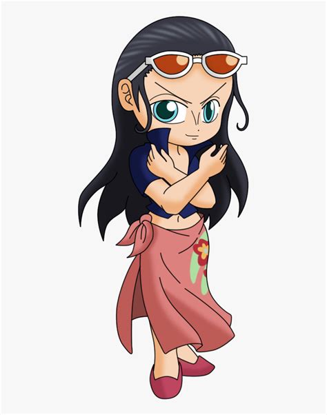Chibi Nico Robin 2y By Animestudent09 D5boxj4 Cartoon Hd Png