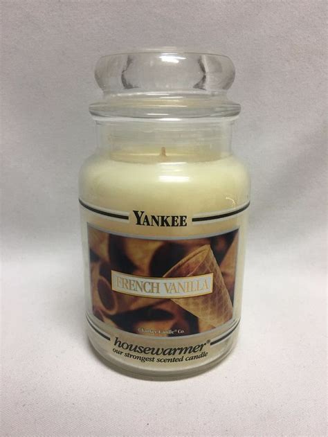 Yankee Candle French Vanilla Black Band 22 Oz New Never Used