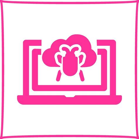 Bug Cloud Vector Icon 41110699 Vector Art At Vecteezy