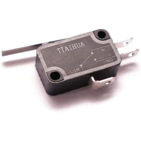 Bump Switch Spst Snap Action Micro Limit Switch With Lever 6a 250vac