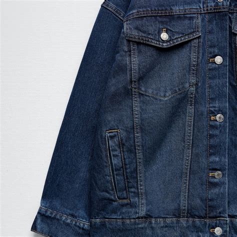 Zara Jackets And Coats Zara Oversized Denim Jacket Poshmark
