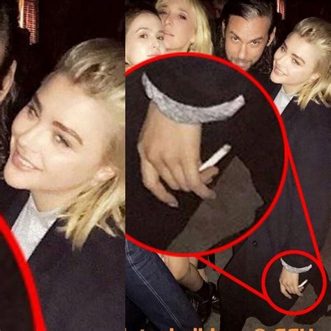 Chloe Moretz Smoking