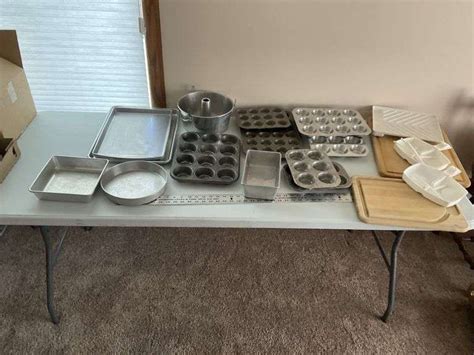 Assorted Muffin Pans Cake Pans Cookie Sheets Legacy Auction Company
