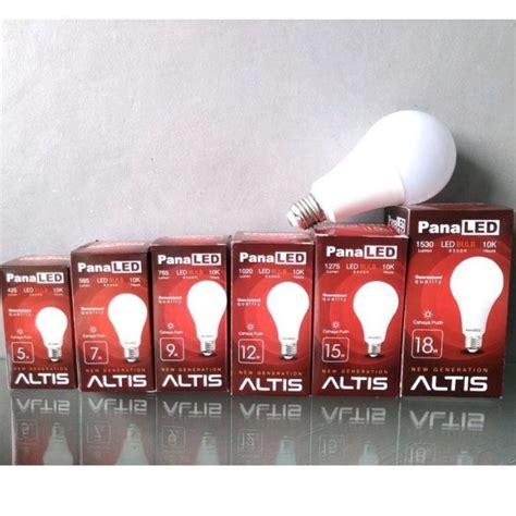 Jual Panaled Altis Lampu Led Putih 5w 7w 9w 12w 15w 18w Bohlam