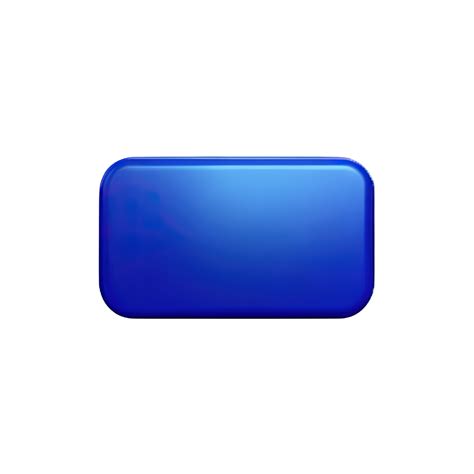 Rectangle Button 3d Element 25208420 Png