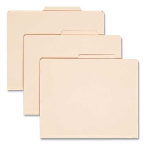 Manila Four And Six Section Top Tab Classification Folders 2 Dividers