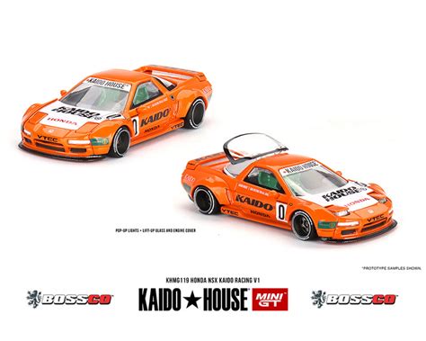 Mini Gt Kaido House Honda Nsx Kaido Racing V1 Orange Boss Company