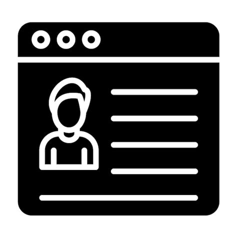 Premium Vector Vector Design Web Portfolio Icon Style