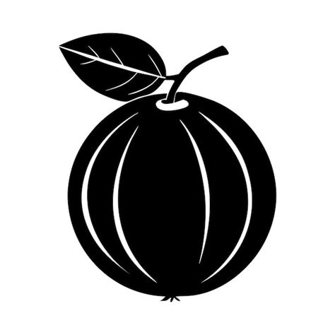 Honeydew Silhouette Vector Design Premium Ai Generated Vector