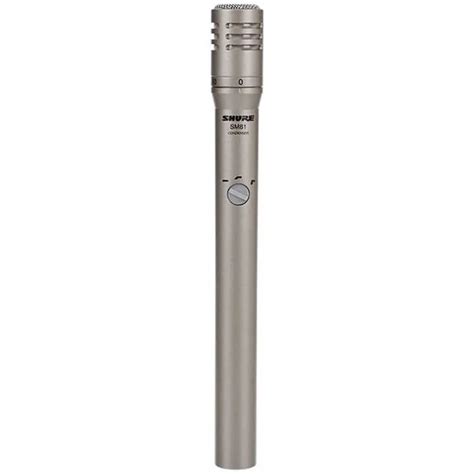 Shure Sm81 Small Diaphragm Condenser Microphone Sound Fusion Music