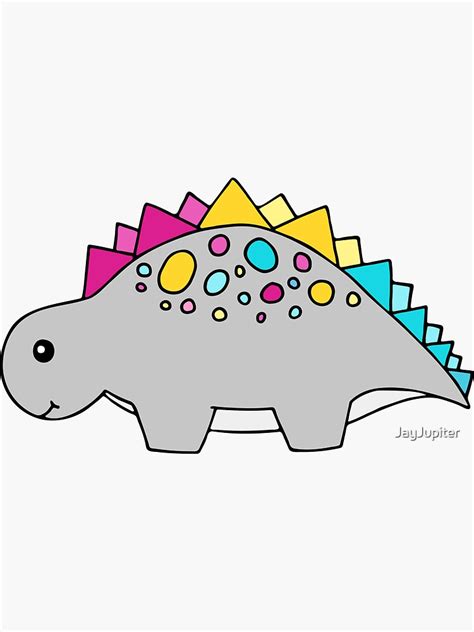 Pansexual Dinosaur Sticker For Sale By Jayjupiter Redbubble
