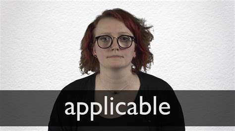 How To Pronounce Applicable In British English Youtube