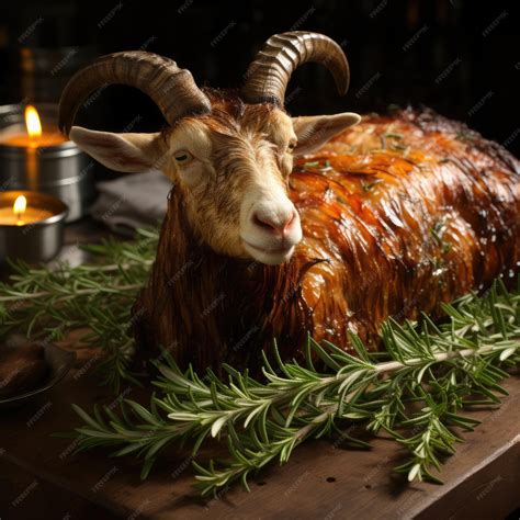 Premium Photo Cabrito Roasted Or Grilled Young Goat Meat Usually