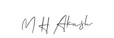 78 M H Akash Name Signature Style Ideas Excellent Esignature