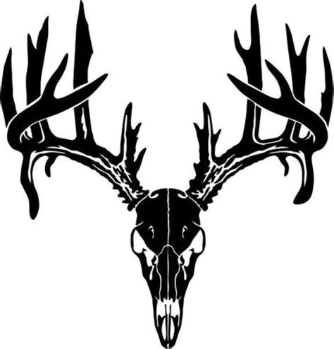 Deer Skull Decals Stickers
