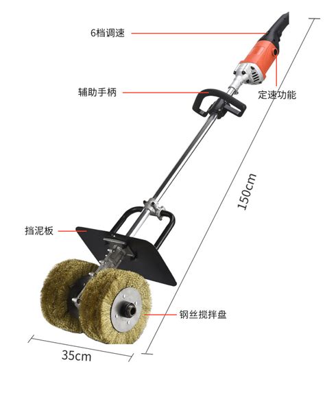 手提式除锈机汽油铁钢板钢结构彩钢瓦翻新去锈除锈钢丝轮打磨 阿里巴巴