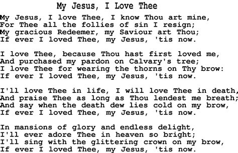 My Jesus I Love Thee Bennet Community Church