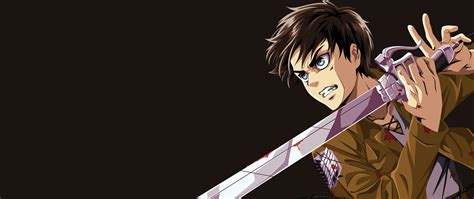 Eren Yeager Wallpaper 4k Attack On Titan Dark Background