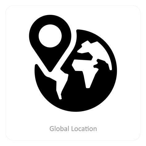 Global Location And Map Icon Conceopt 26641067 Vector Art At Vecteezy