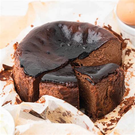 Best Ever Chocolate Basque Cheesecake Catherine Zhang
