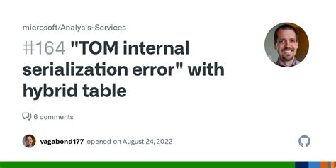 Tom Internal Serialization Error With Hybrid Table · Issue 164