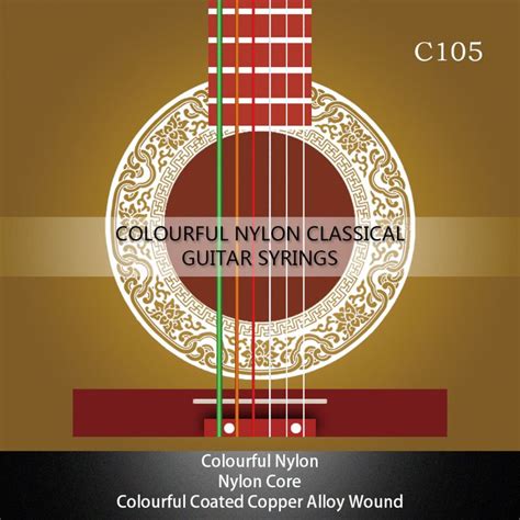 Irin C105 Classical Guitar Strings Nylon Core Colo Grandado