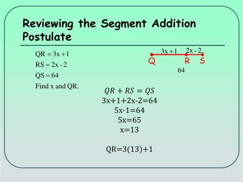 Addition Postulate