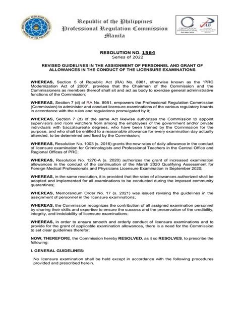 Revised Guidelines In The Assignment Of Personnel And Grant Of Pdf