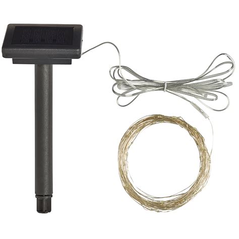 Solar Powered Multi Coloured Firefly String Lights 100 Led Smart Garden