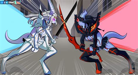 [cm] Kill La Kill Scene Ocs Senrihin And Shikaari By Lsd27 Hentai Foundry