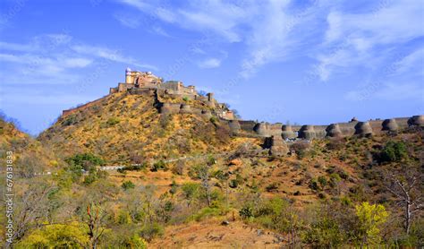 Kumbhal Fort Or The Great Wall Of India Is A Mewar Fortress On The Westerly Range Of Aravalli