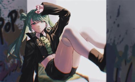 Hatsune Miku And Vivid Bad Squad Miku Vocaloid And 1 More Drawn By