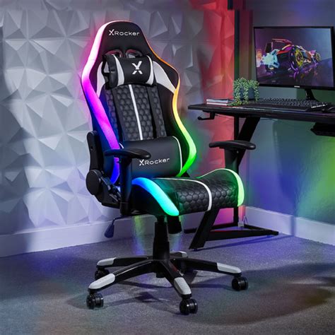 Xrocker Arteon Rgb Led Gaming Chair Temple And Webster