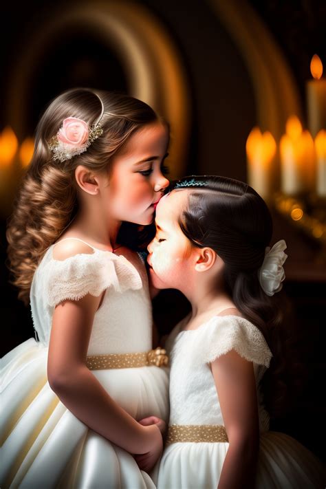 Lexica Beautiful Photo Realistic Picture Of Two Ten Year Old Girls