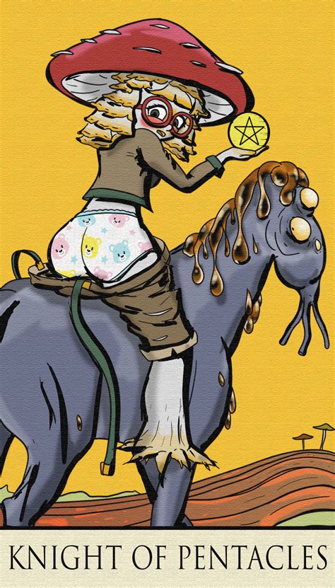 Euf Tarot Card Knight Of Pentacles By Araneidaeart On Deviantart