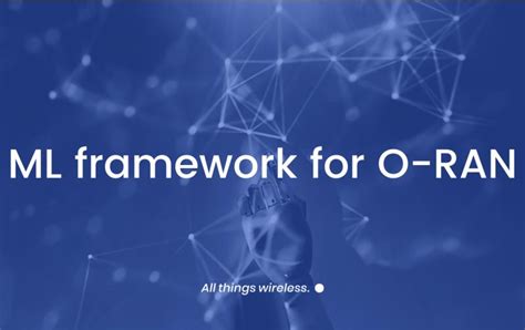 Han Sang Wook On Linkedin Ml Framework In O Ran Rimedo Labs