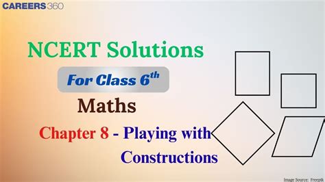 Ncert Solutions For Class 6 Maths Chapter 8 Playing With Constructions